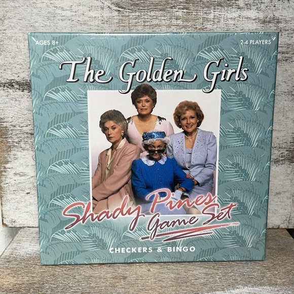 The Golden Girls | Games | The Golden Girls Shady Pines Checkers Bingo ...